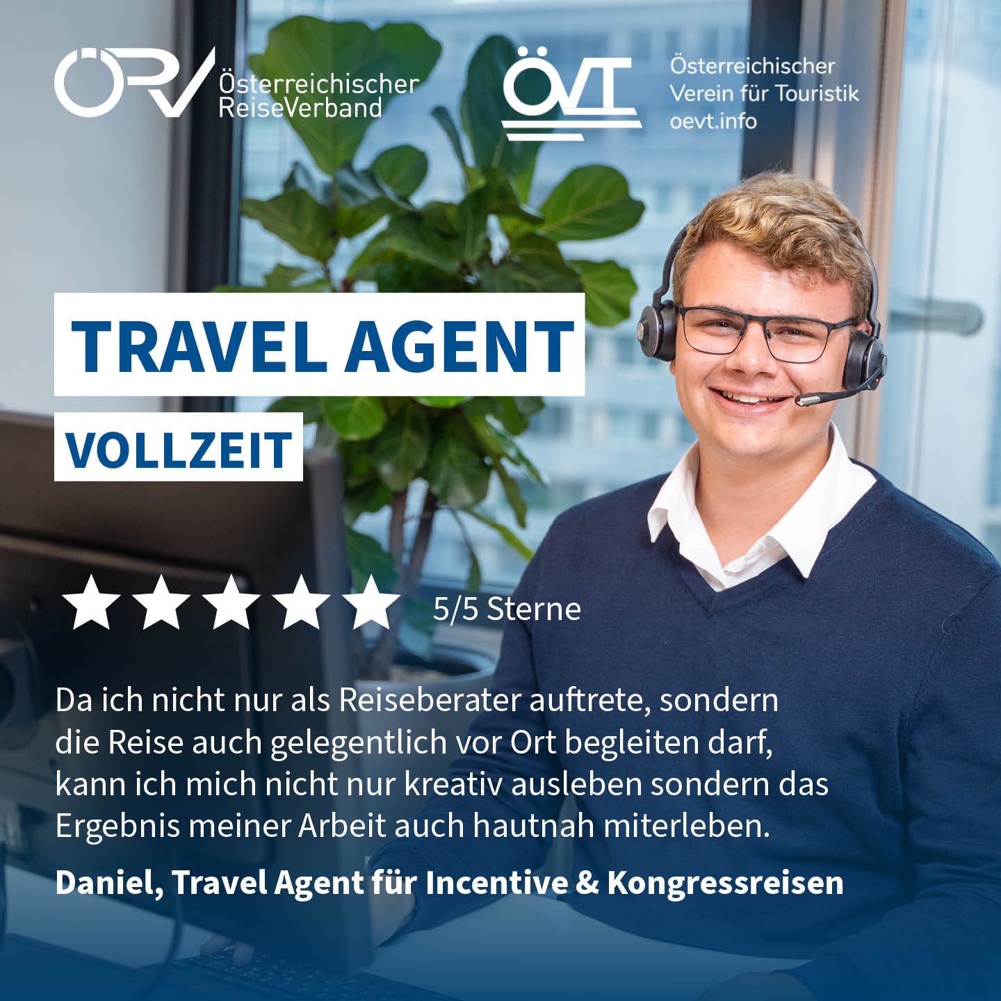 Digitale Recruitingkampagne - ÖRV - Österreichischer ReiseVerband